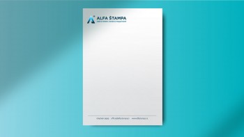 🥇Štampa A4 memoranduma u dve boje | Alfa štampa